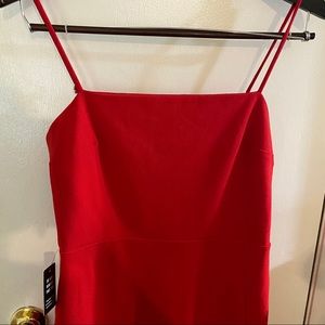Express | Dresses | Nwt Express Red Spaghetti Strap Dress Size 8 | Poshmark